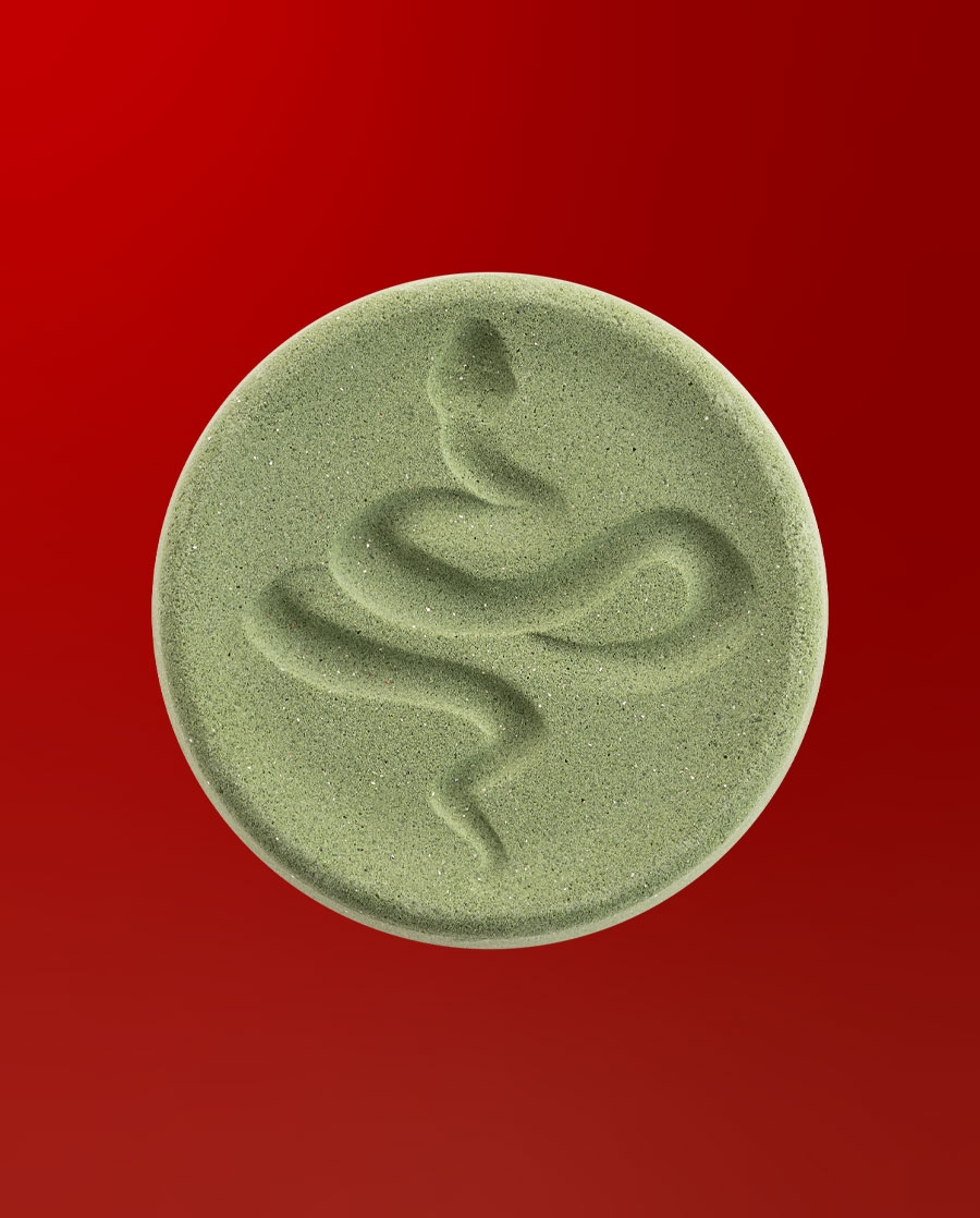 Foaming bath bomb Snake of Wisdom - STENDERS Cosmetics