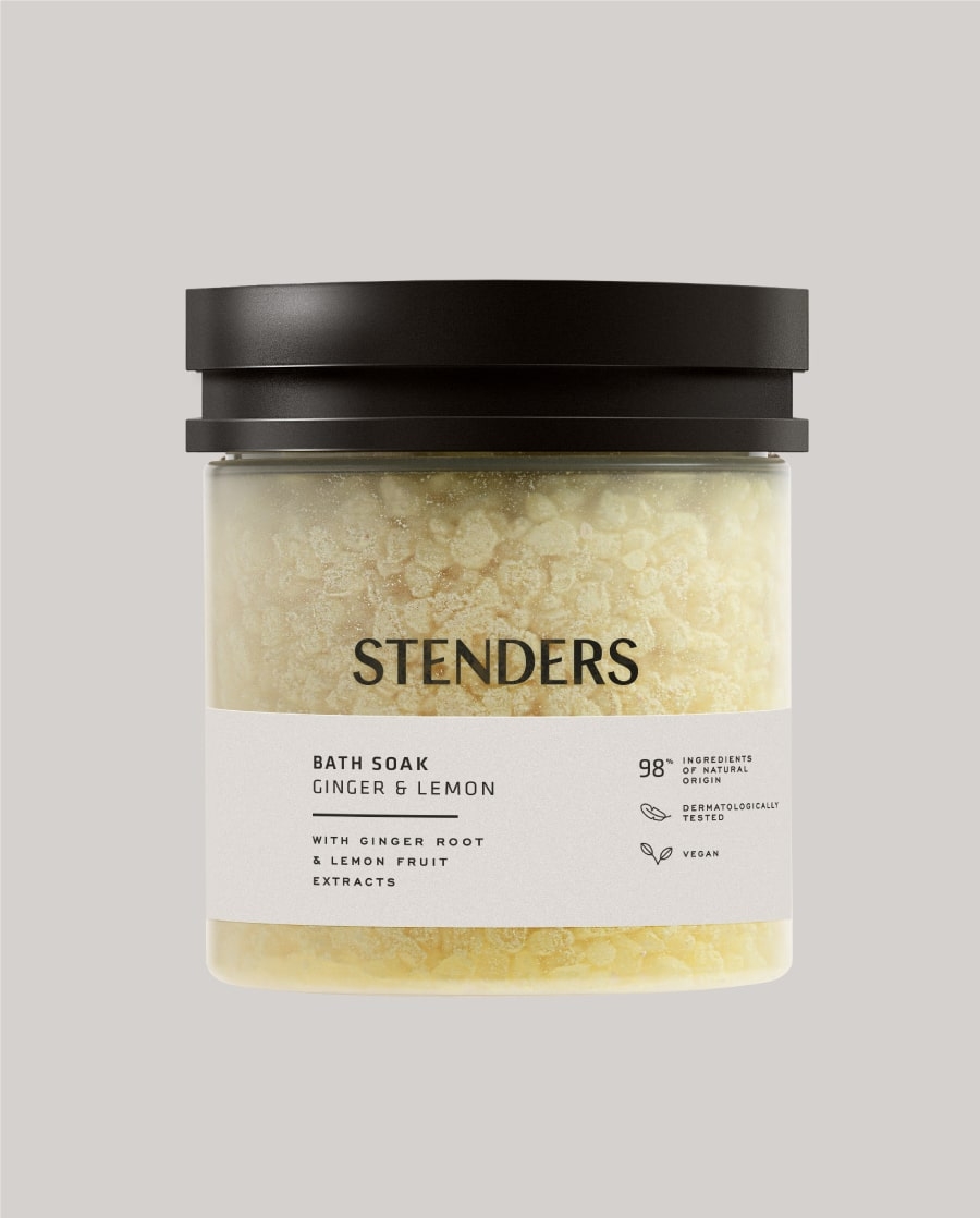 Bath soak Ginger & Lemon - STENDERS Cosmetics