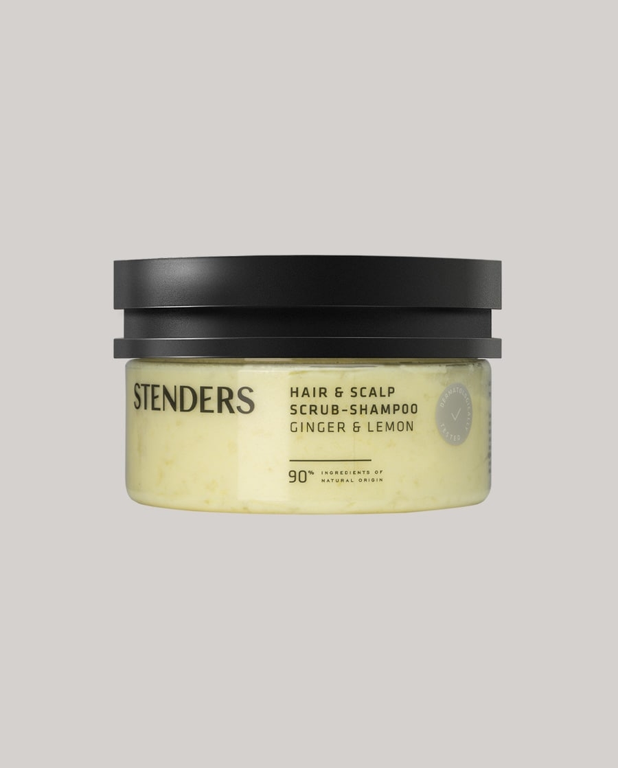 Hair & scalp scrub-shampoo Ginger & Lemon - STENDERS Cosmetics