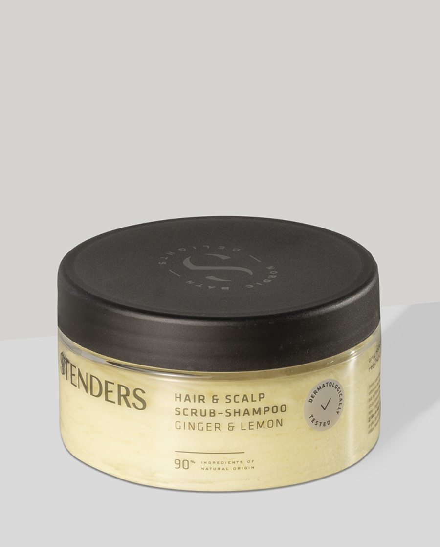Hair & scalp scrub-shampoo Ginger & Lemon - STENDERS Cosmetics