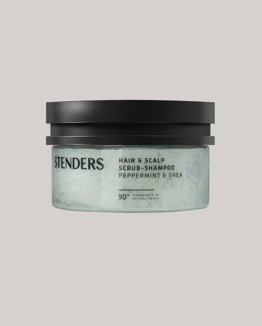 Hair & scalp scrub-shampoo Peppermint & Shea - STENDERS Cosmetics