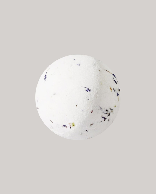 Visual imperfections. Bath bomb Cornflower - STENDERS Cosmetics