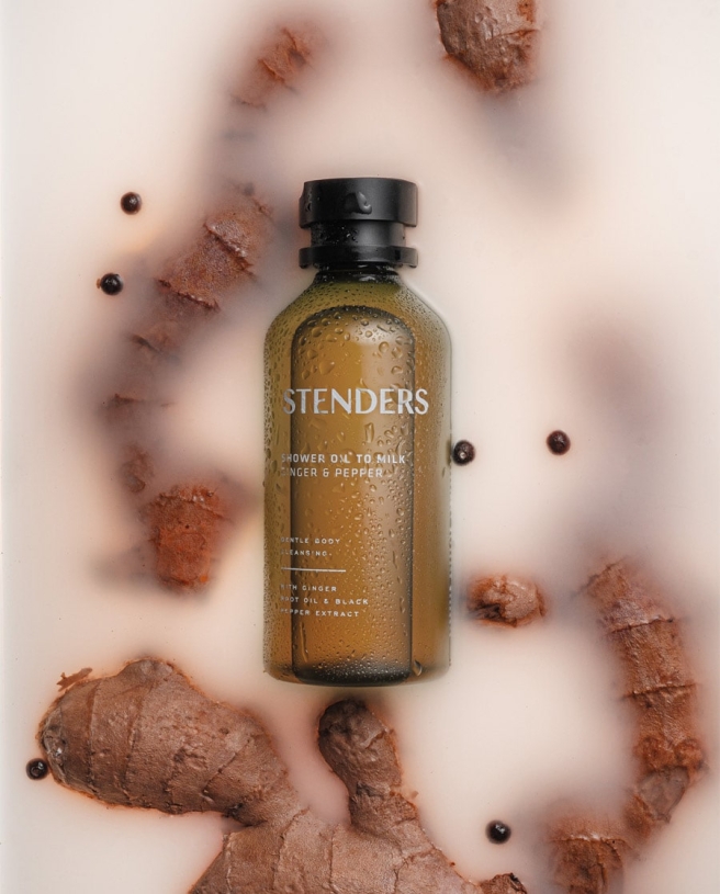 Shower oil to milk Ginger & Pepper - STENDERS Cosmetics