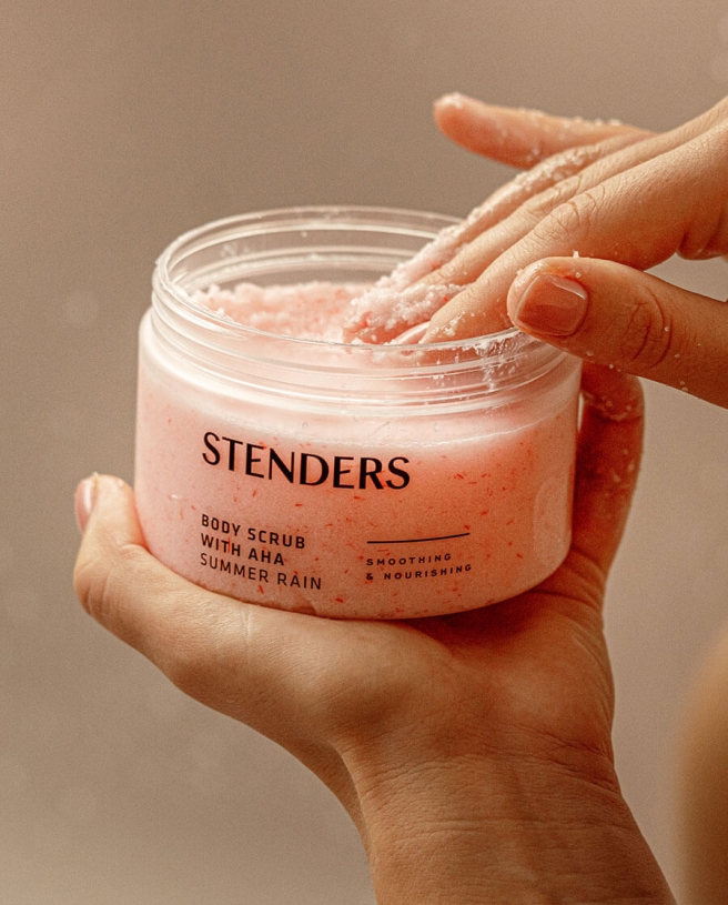 Body scrub with AHA Summer Rain - STENDERS Cosmetics
