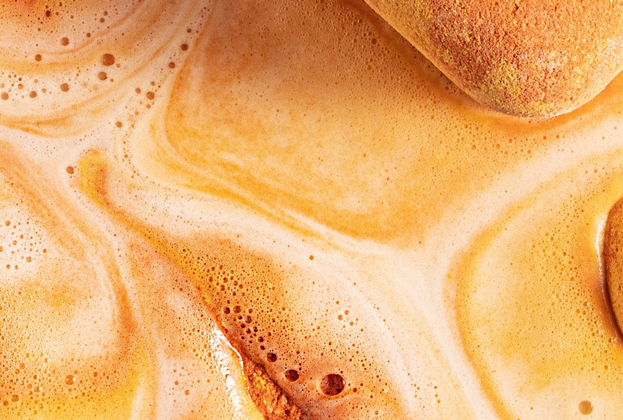 Foaming bath bomb Nordic Amber - STENDERS Cosmetics